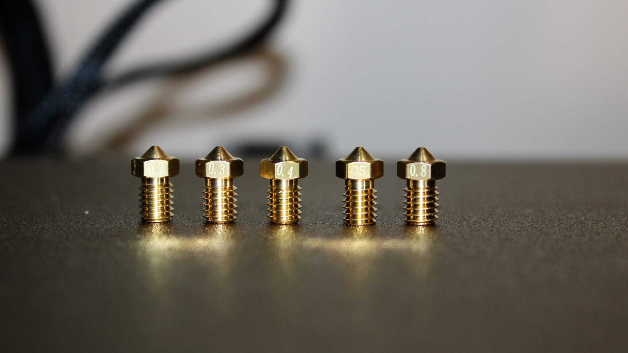 3D Printer Nozzle Guide: Sizes, Materials, and Types